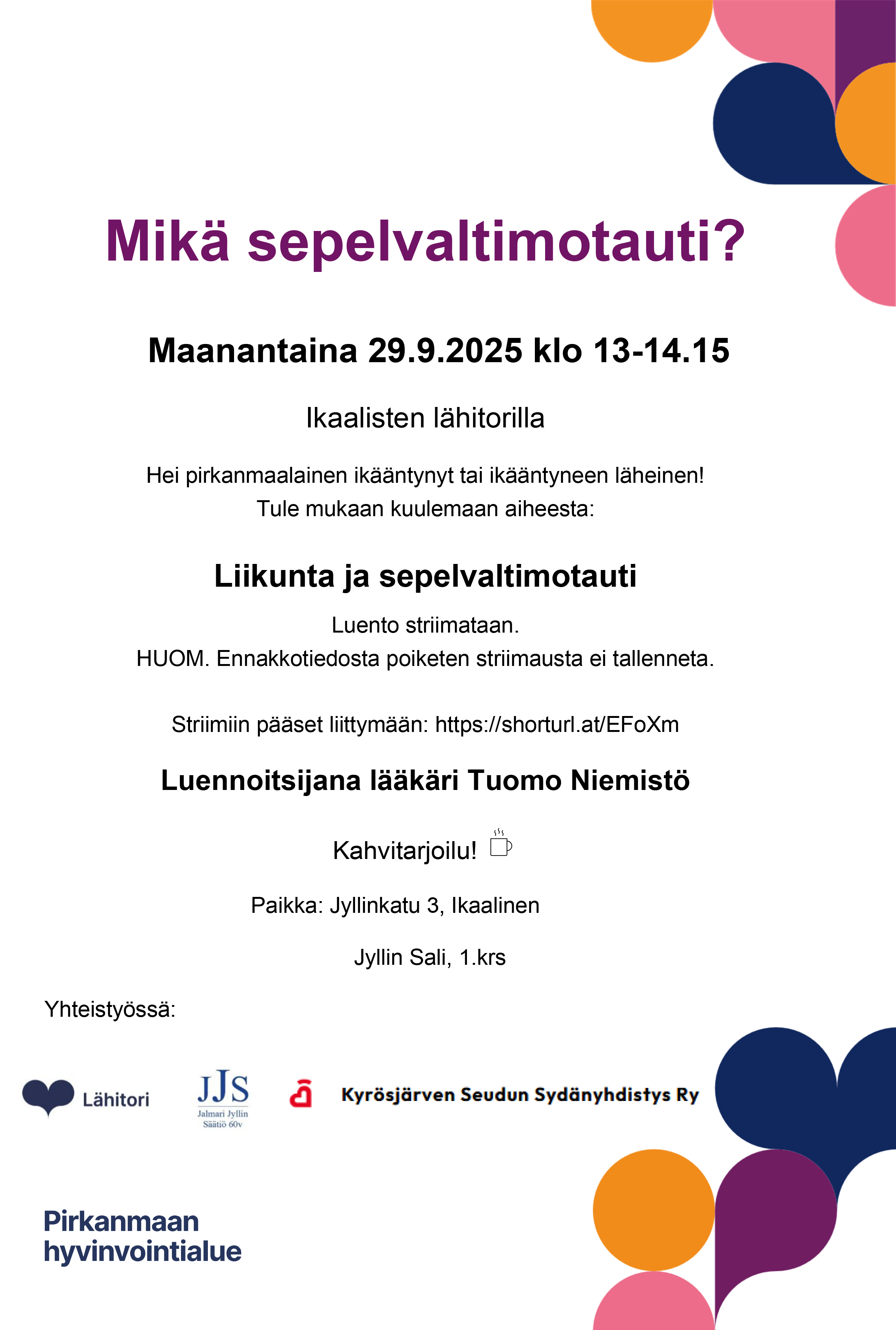 Mikä sepelvaltimotauti? - Ikaalinen